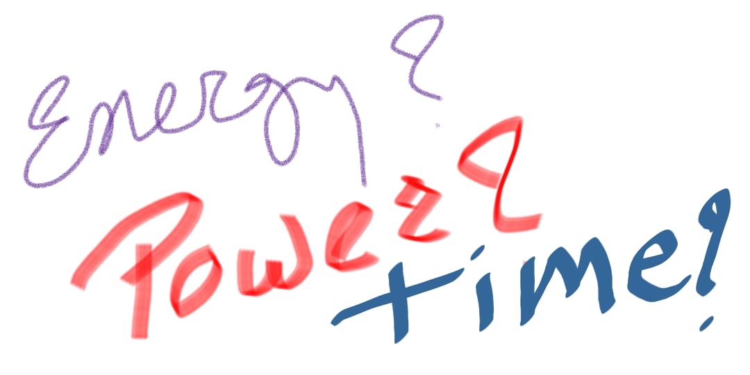 Relation of Energy and Power - Sycon